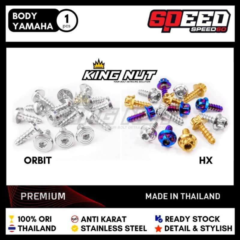 Jual Baut Body Yamaha Premium Stainless Baut Titanium Grade 5 Thailand ...