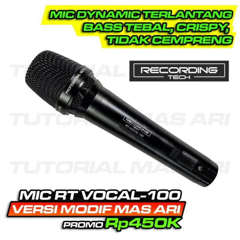 Jual Mic Kabel Rt-vocal100 - Mik Dynamic Rt Vocal 100 Versi Modif Mas ...