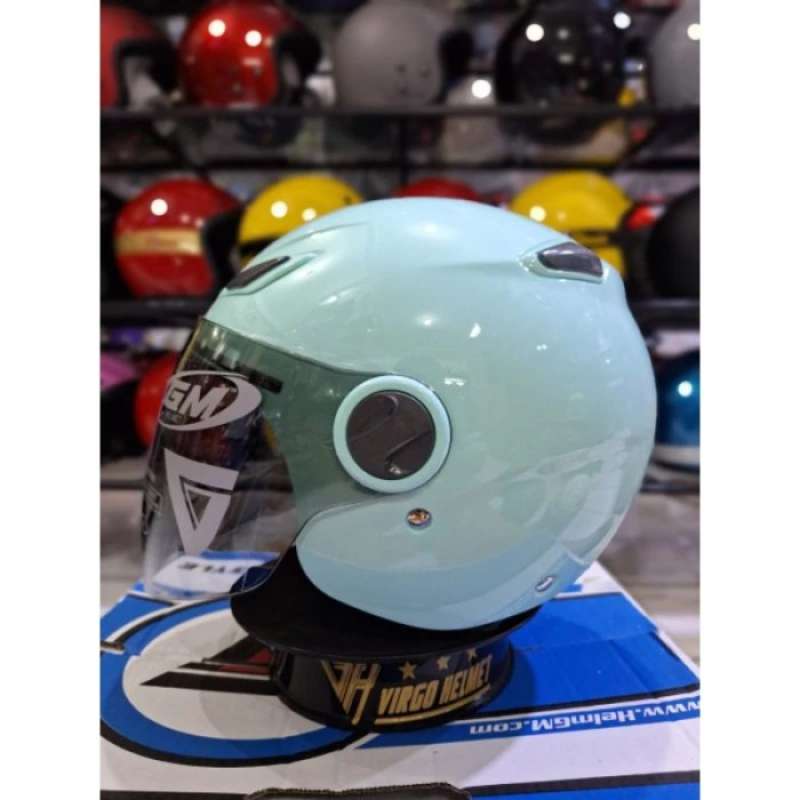 Promo Helm Gm Venus Hijab Helm Hal Face Sni - Easy Green L Diskon 50% ...