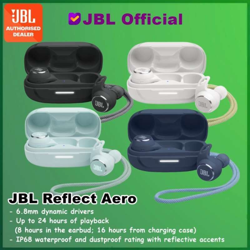 Promo Jbl Reflect Aero True Wireless Tws Noise Cancelling In-ear ...