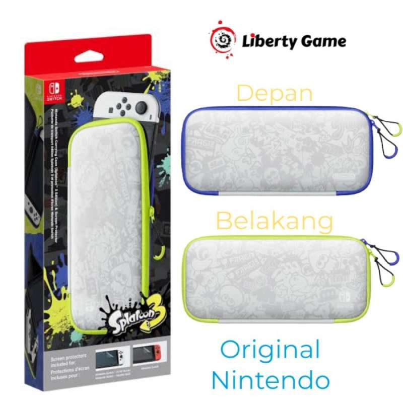 Jual Nintendo Switch V1 V2 Oled Carrying Case Tas Bag Splatoon 3 ...
