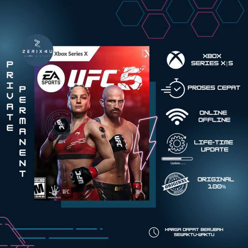 Jual Ea Sports Ufc 5 Xbox Series X|s Privat Original Ufc V Di Seller ...