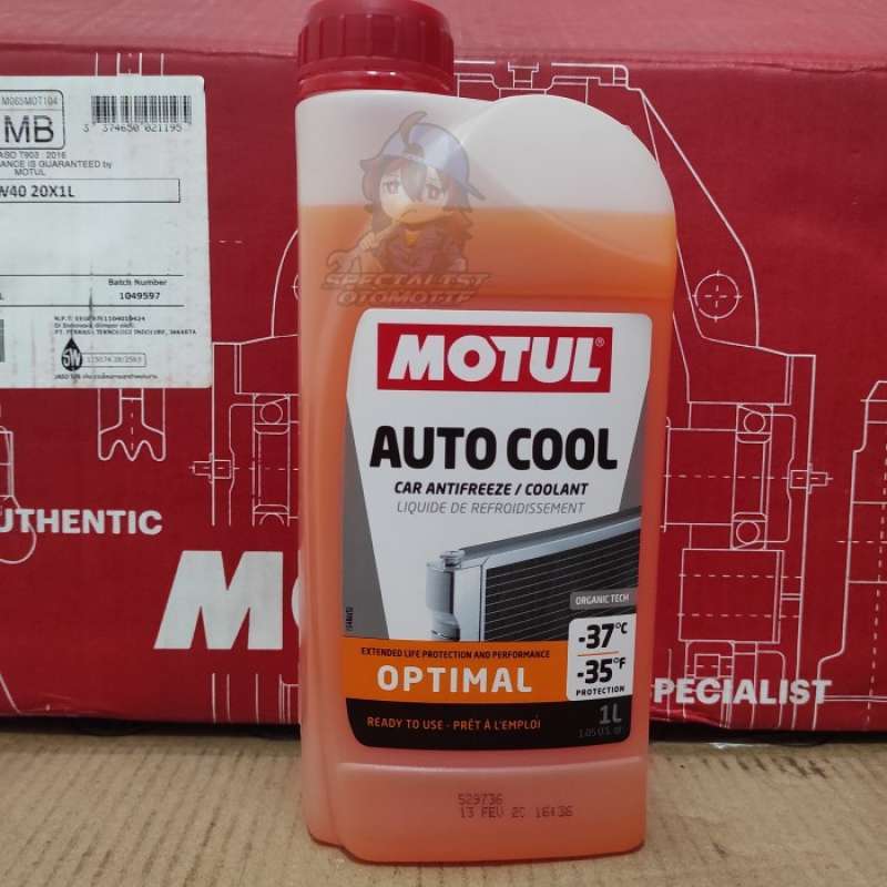 Promo Motul Autocool Optimal 1l/air Radiator/coolant/mobil/100% ...