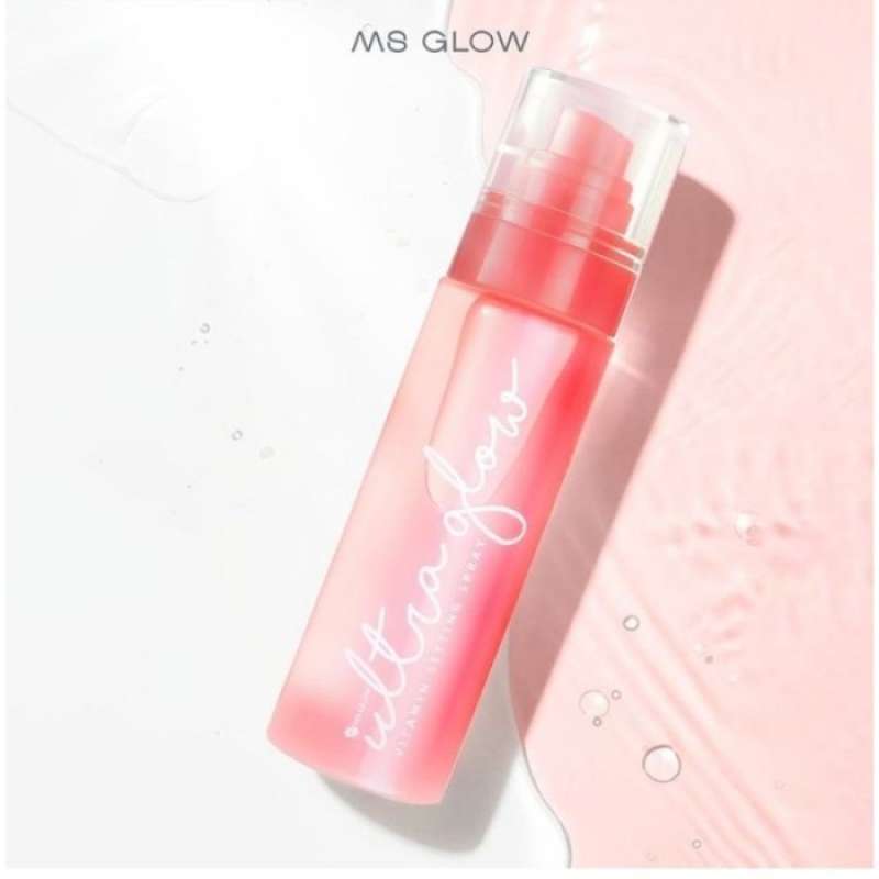 Jual Ms Glow Ultra Glow Vitamin Setting Spray Face Mist Msglow Di ...