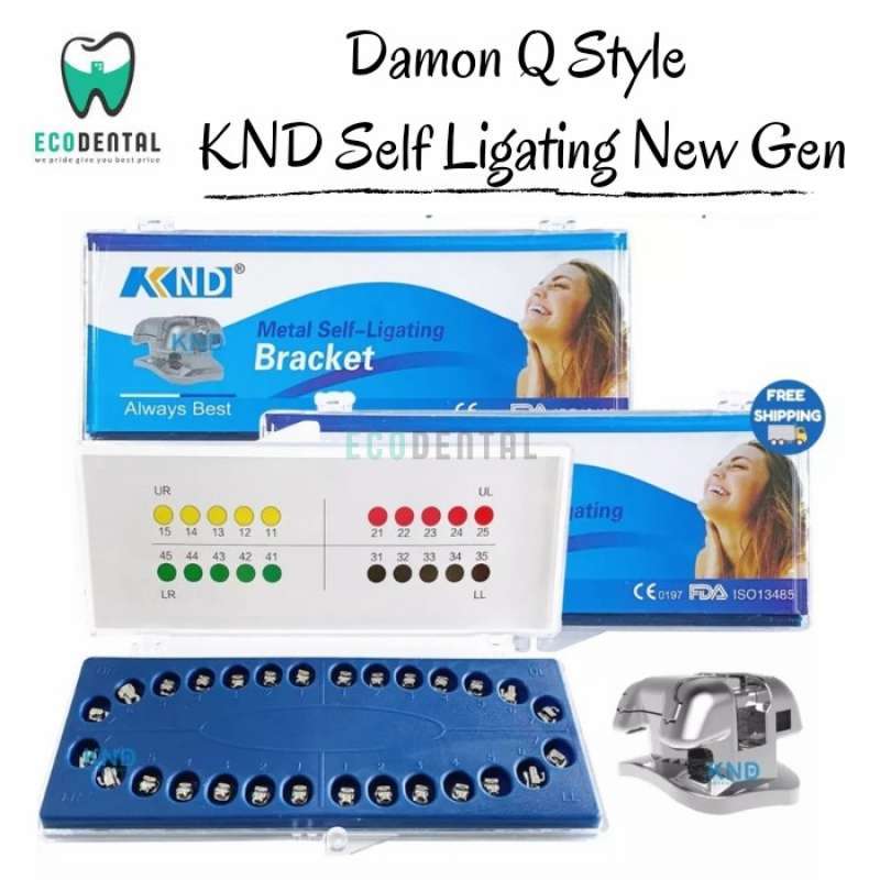 Promo Damon Q Style Knd Self Ligating Metal Standar Torque Premium New Gen Diskon 33% Di Seller ...