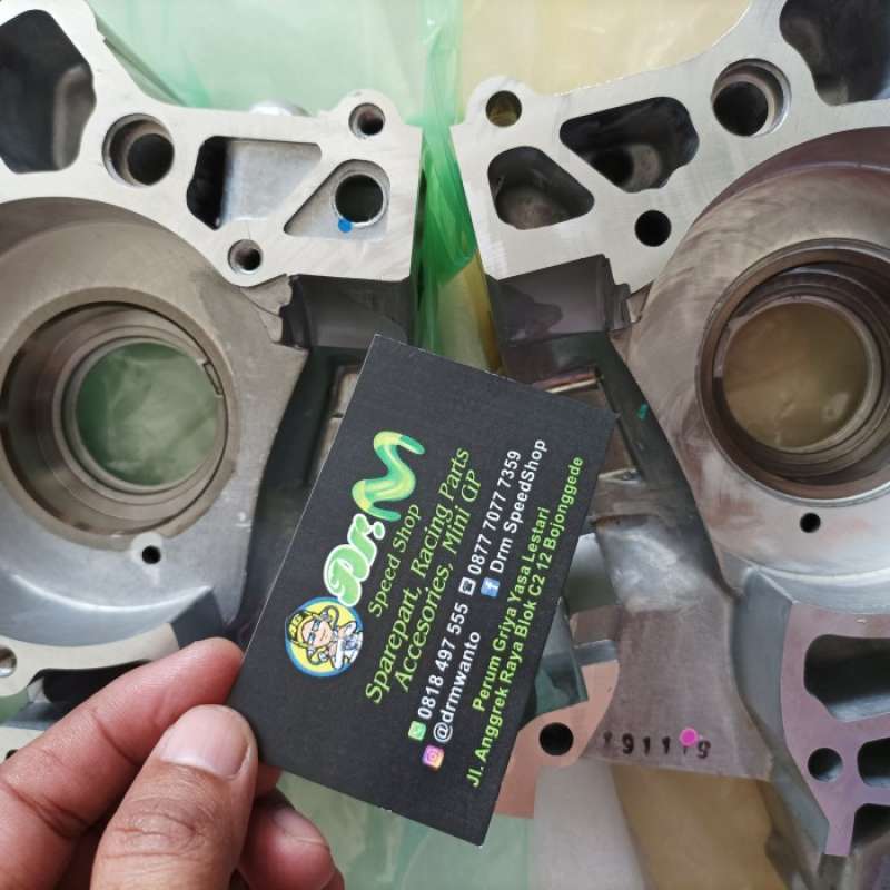 Promo Crankcase Atau Blok Mesin Tengah Ninja Rr Zx Diskon 20% Di Seller ...