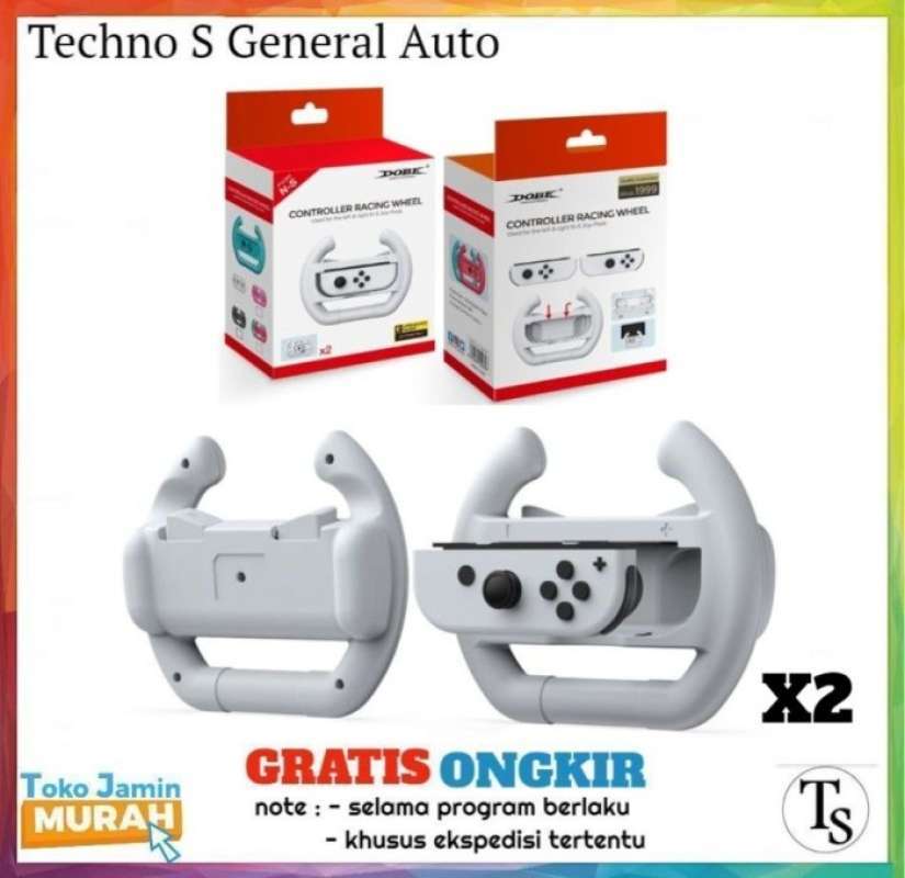 Jual Dobe Controller Racing Wheel Joy Con Nintendo Switch Oled Tns 852b ...