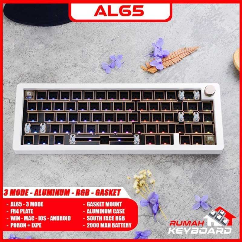 Jual Mechanical Keyboard - Al65 - 65% - 3 Mode - South Rgb - Aluminum ...