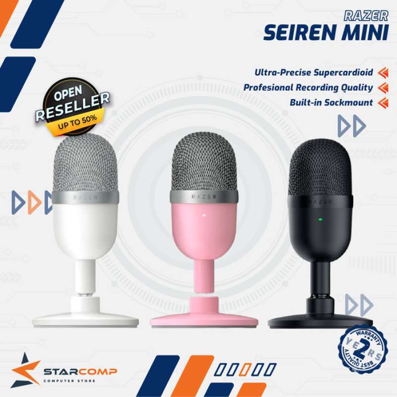 Jual Razer Seiren Mini - Ultra-compact Streaming Microphone - Black Di ...