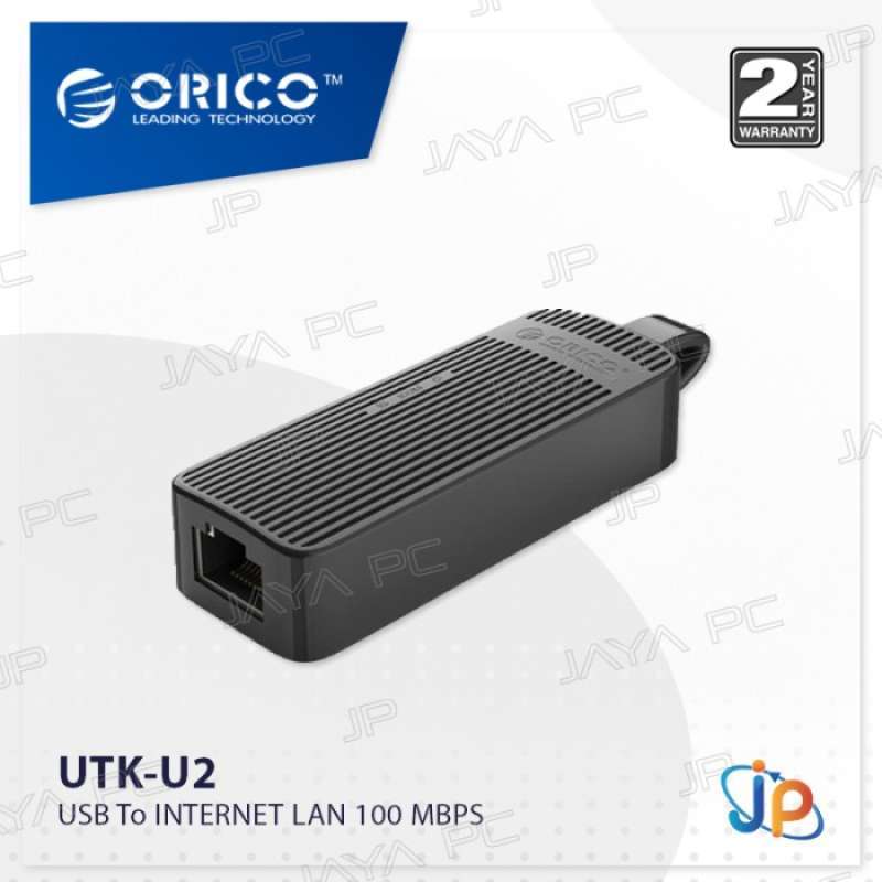 Jual Orico Utk-u2 Ethernet Network Adapter/adaptor - Usb 2.0 To Lan Di ...
