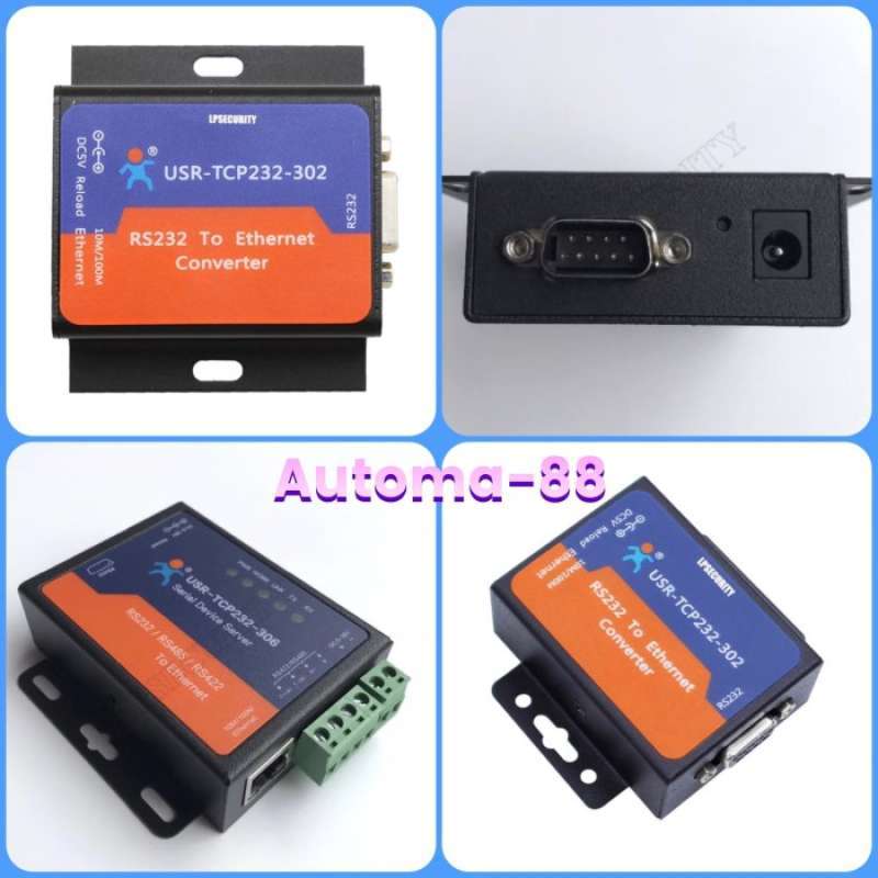Jual Serial Converter Usr Iot Tcp232-302 Rs-232 To Ethernet Tcp Ip Di Seller Velvet Store ...