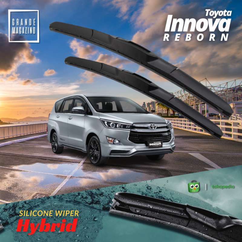 Promo Wiper Frameless Hybrid Toyota New Innova Reborn Venturer Karet Kaca Diskon 33% Di Seller ...