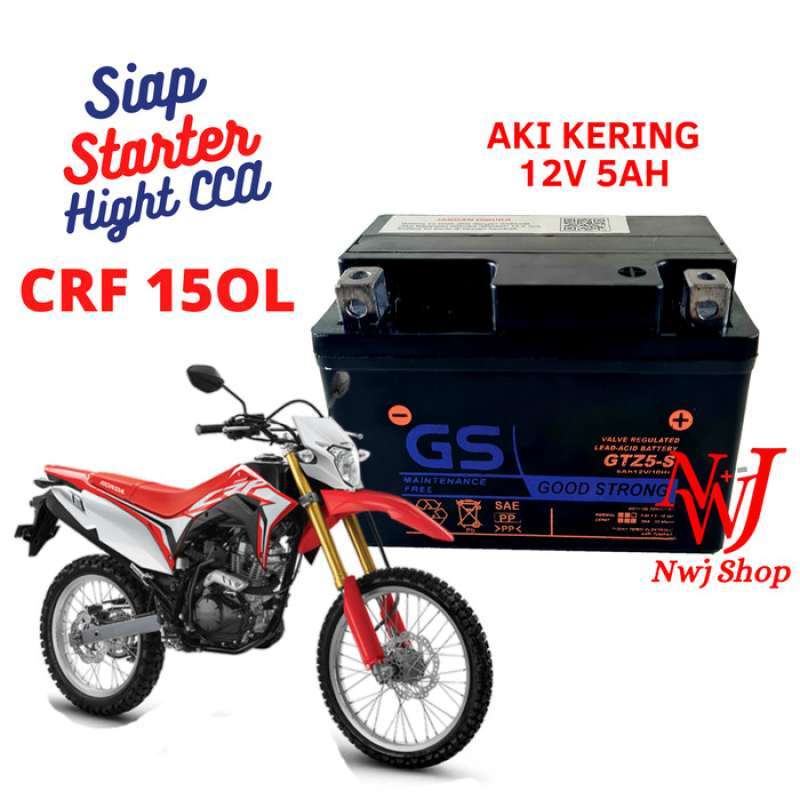 Promo Aki Motor Honda Crf 150l Gtz5s Gtz4v Ytz5s Ytz4v Gs Y Accu Kering Diskon 33% Di Seller ...
