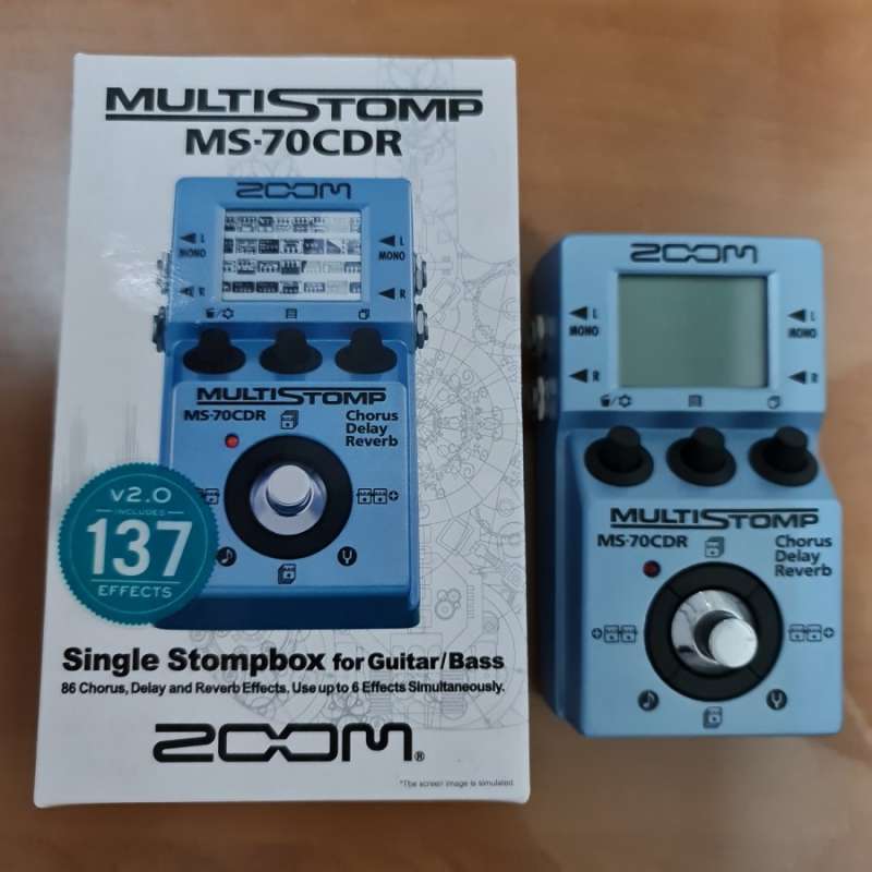 Jual Zoom Ms-70cdr - Ms70cdr - Ms70 Cdr Multistomp Guitar Pedal Di ...