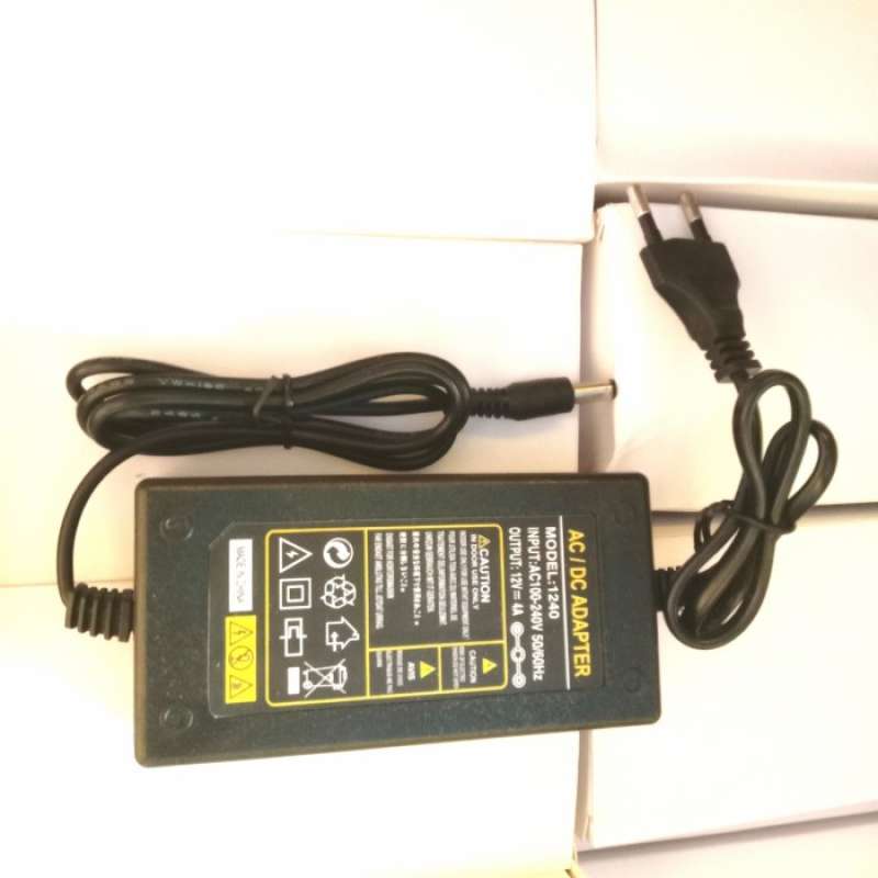Jual Adaptor 12v 4a Adapter Psu Power Supply 12v Dc 4 Ampere Led Dll Di ...