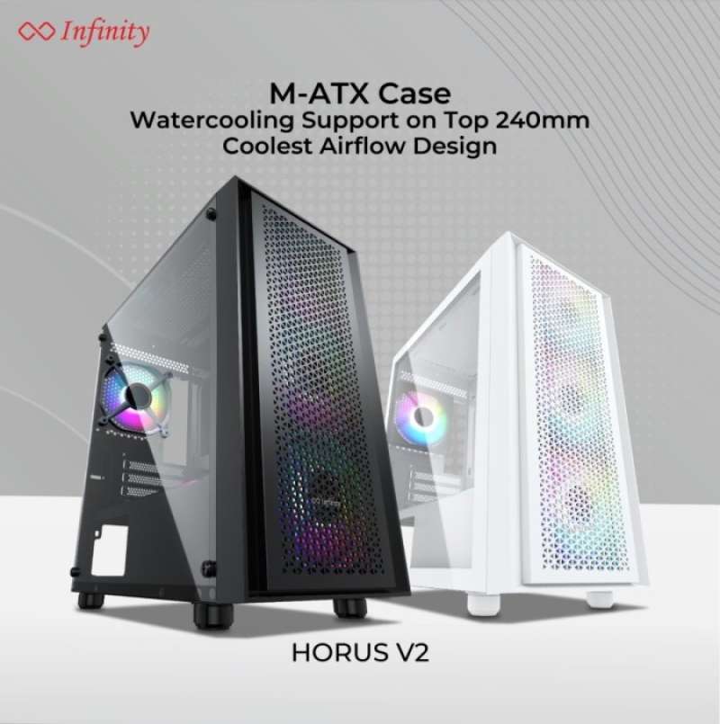 Jual Casing Infinity Horus V2 - Matx Gaming Case Di Seller Velvet Store ...