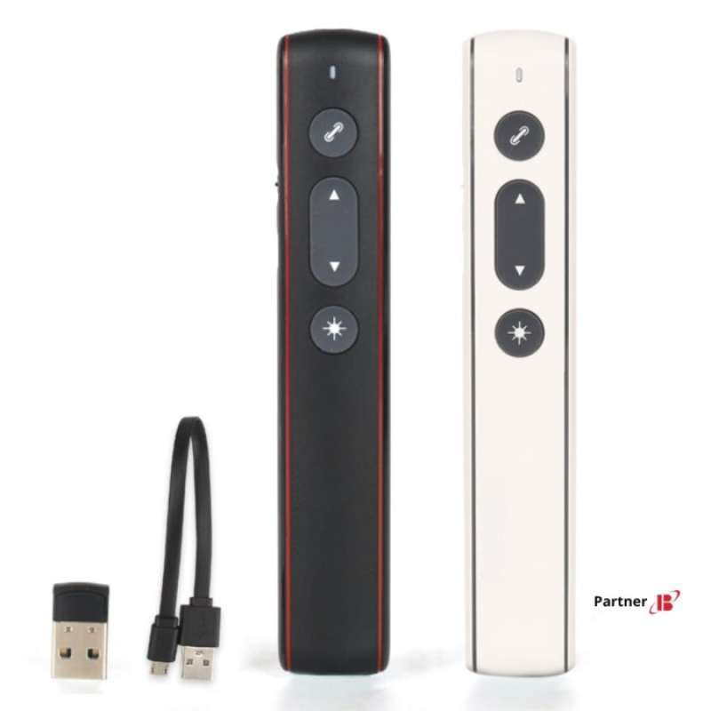 Promo 100% Produk Ori Laser Pointer Wireless Alat Presentasi 005 Pen Remote Hitam Dan Putih ...