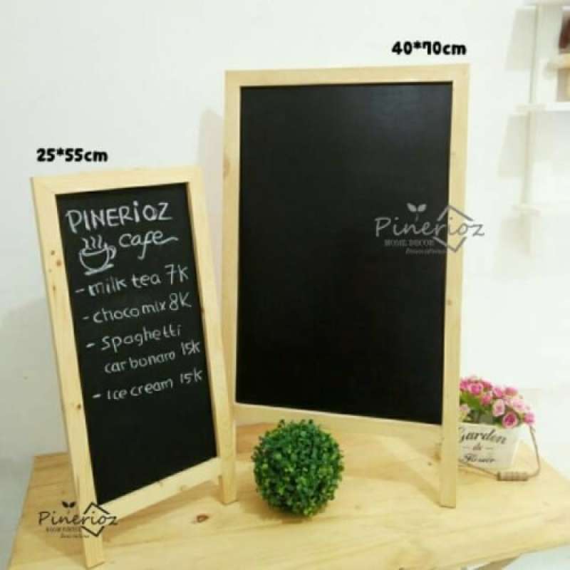 Jual Papan Tulis Kapur Menu Standing 40*70cm Sp7239 Di Seller Velvet ...