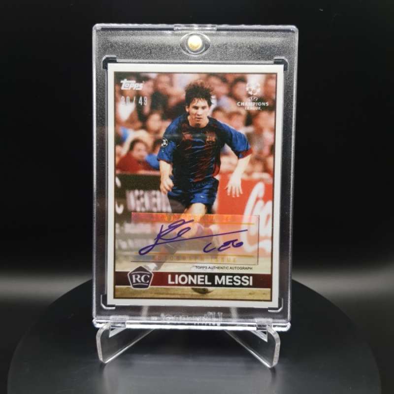 Jual Kartu Bola - 2020 Topps The Lost Rookie Cards Auto #lionel Messi ...