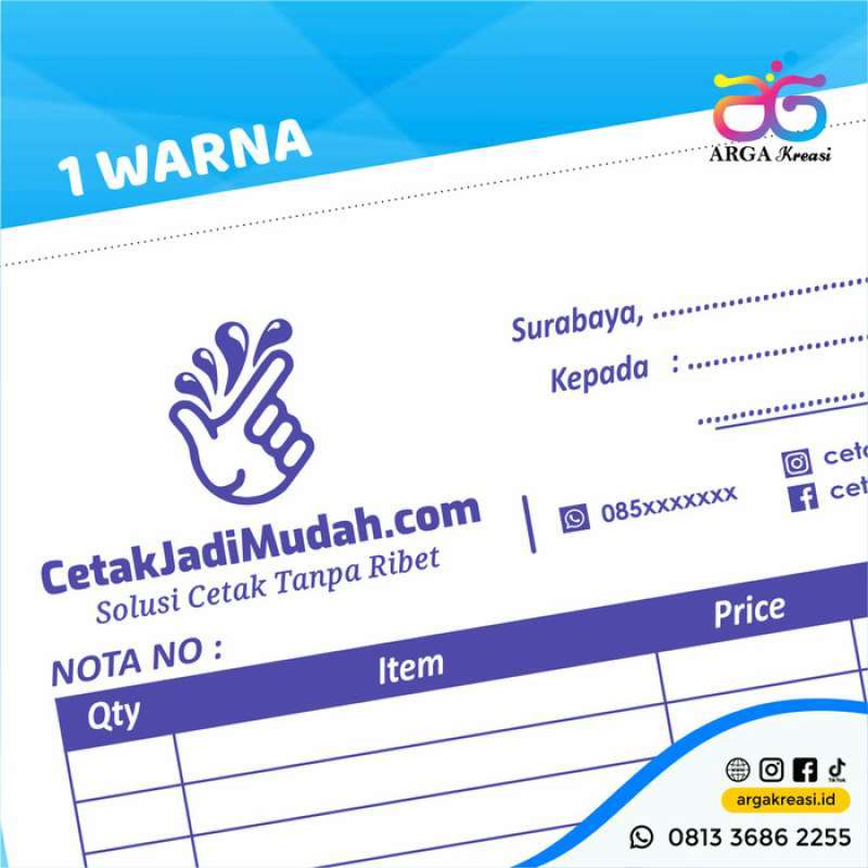 Jual Cetak Surat Jalan 4 Ply Custom 1 Rim Nota Tanda Terima Ncr Rangkap ...