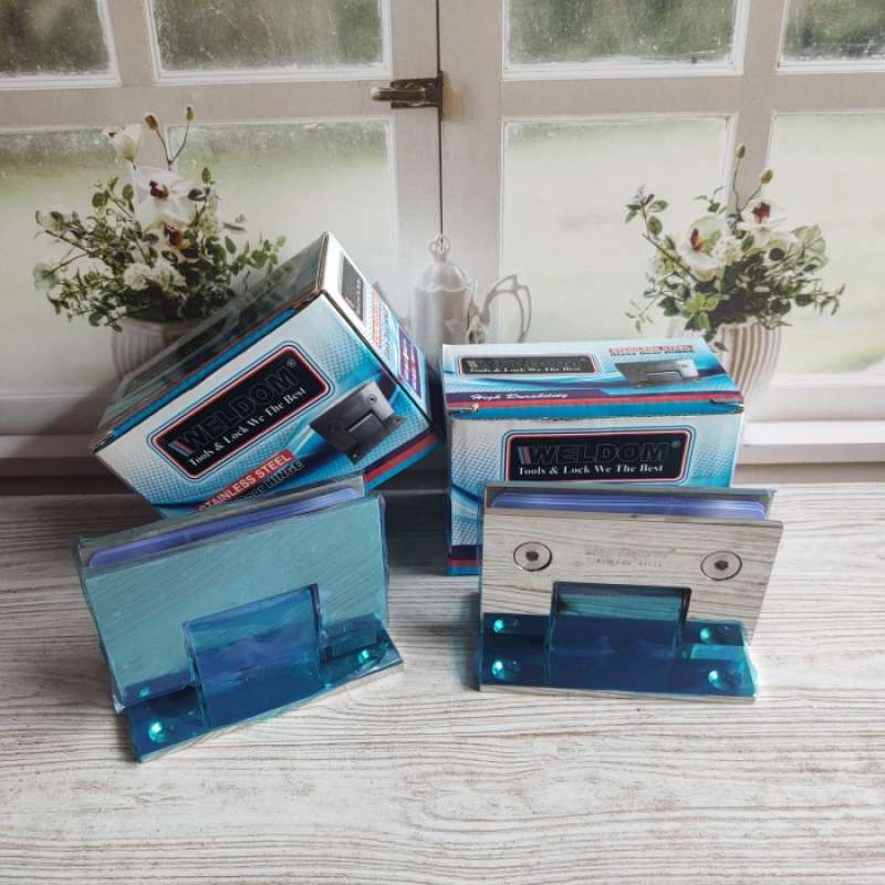 Promo Engsel Shower, Shower Hinges Merk Weldom Kaca Ke Tembok Kilap ...