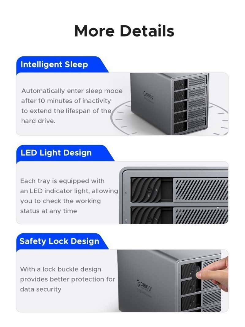 Jual Orico Big Raid Das Solution / Das Studio / Prothunder 2bay 4bay ...