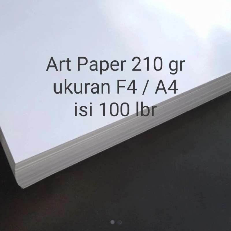 Jual Kertas Art Carton 210 Gsm Ukuran Folio / F4 / A4 - F4 Di Seller Tombstone - Cengkareng ...