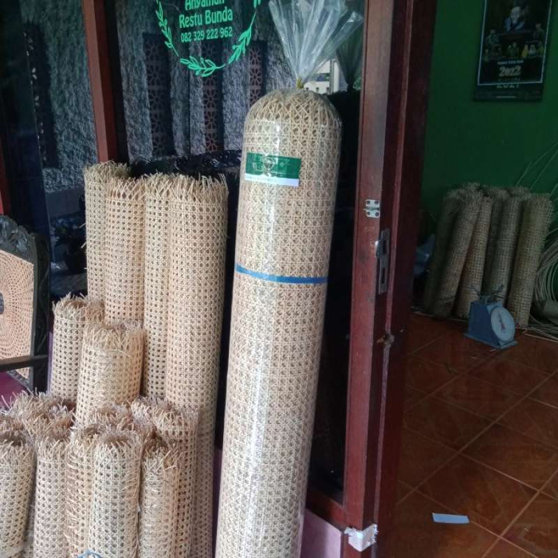 Jual Anyaman Rotan Lembaran / Webing / Mata Ayam 120x300 Di Seller ...