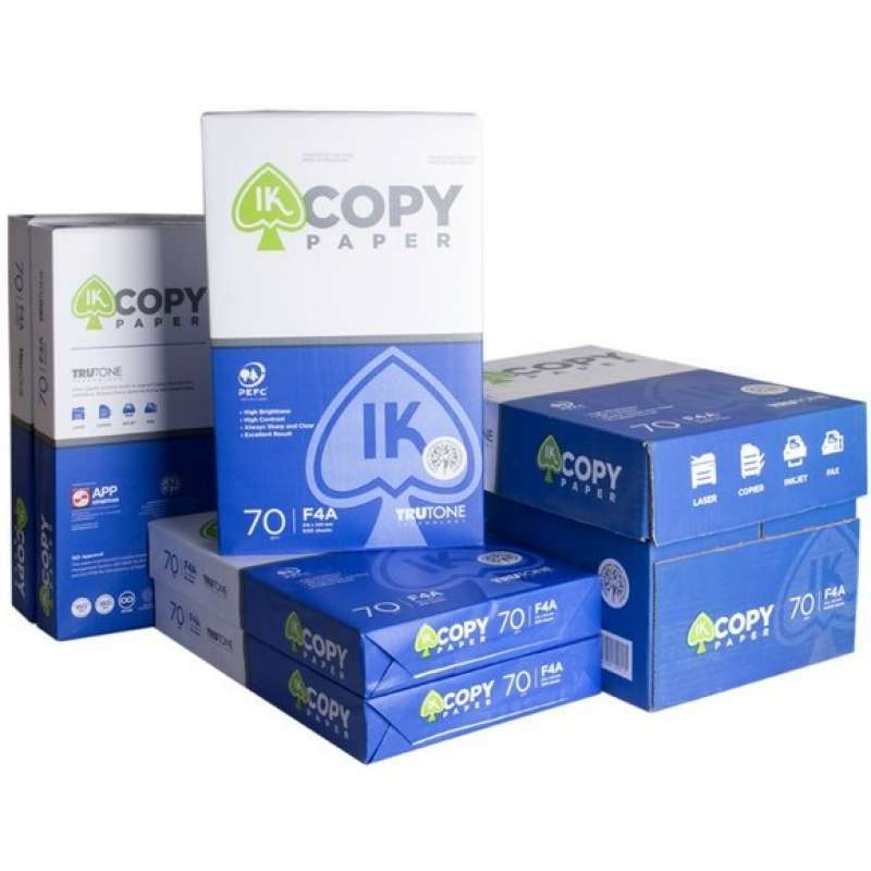 Jual Kertas F4 Hvs 70 Gram Ik Copy Paper / Rim Di Seller Kingyo ...