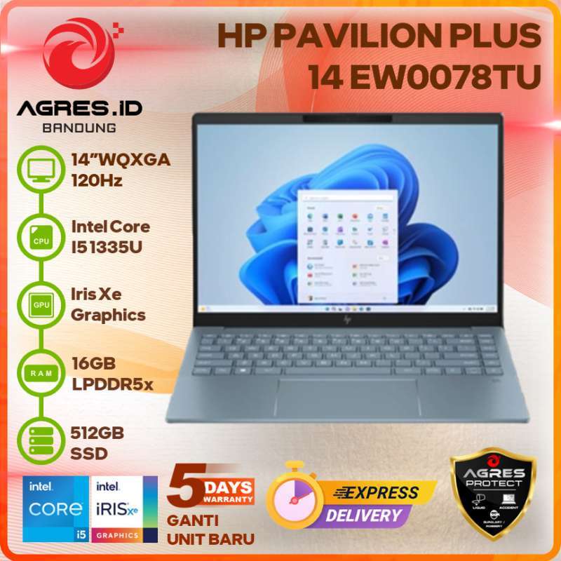 Jual Hp Pavilion Plus 14 Ew0078tu I5 1335u 16gb 512gb 14 Wqxga Oled 120hz Di Seller Agres Id ...