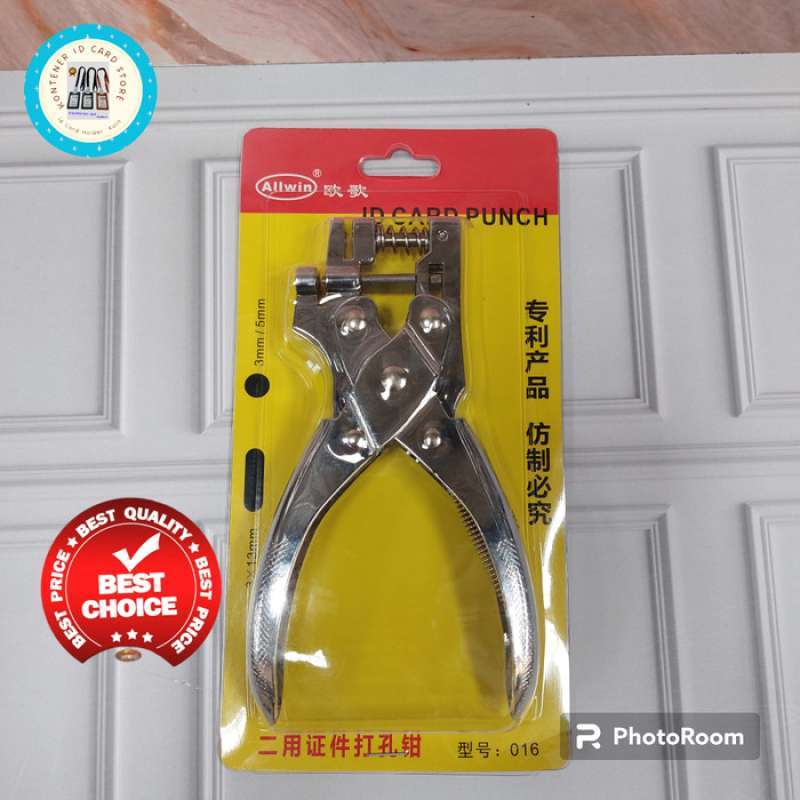 Jual Tang Pembolong Id Card 2 Fungsi Oval Dan Bulat Di Seller Tombstone ...