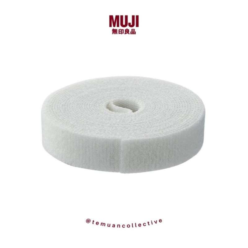 Jual Muji Japan Perforated Fastening Tape - Cord Cable Velcro Organizer ...