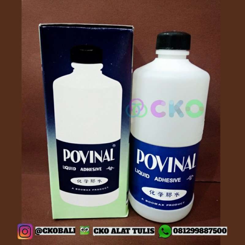 Jual Lem Kertas Povinal Cair Besar 500ml Di Seller Tombstone ...