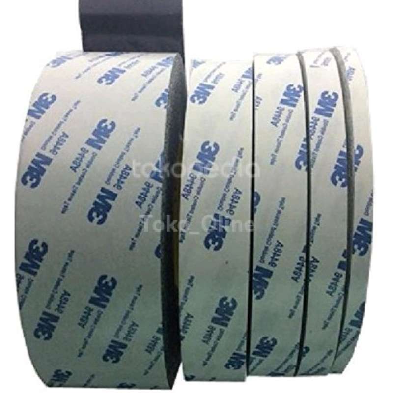 Jual 3m Double Tape Tipis Hitam 9448a Perekat Tahan Panas / Dobel Tip ...