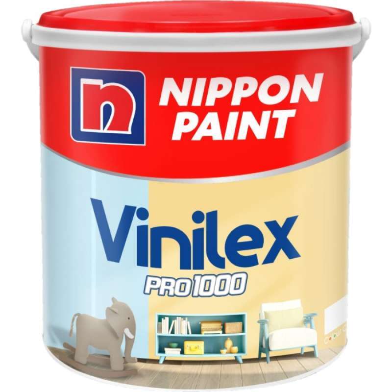 Jual Cat Tembok Interior Vinilex Pro 1000 Bs 9102 Putih Kemasan 5kg Di ...