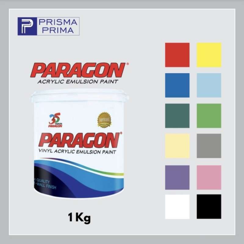 Jual Cat Tembok Paragon Kiloan 1 Kg Putih / Warna - 358 Ar Blue Di ...