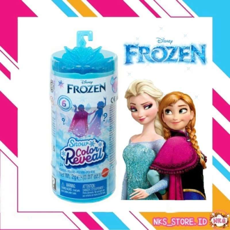 Promo Disney Frozen Toys Snow Color Reveal Doll With 6 Surprise ...