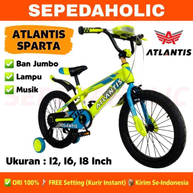Promo Sepeda Anak Laki Bmx Atlantis Sparta Ban Jumbo Ukuran 12 16 18 ...