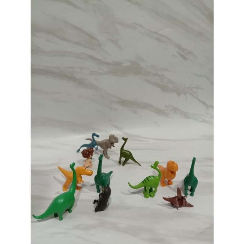 Promo Mainan Anak Dinosaurus Tarzan Set Cake Topper Diskon 11% Di ...