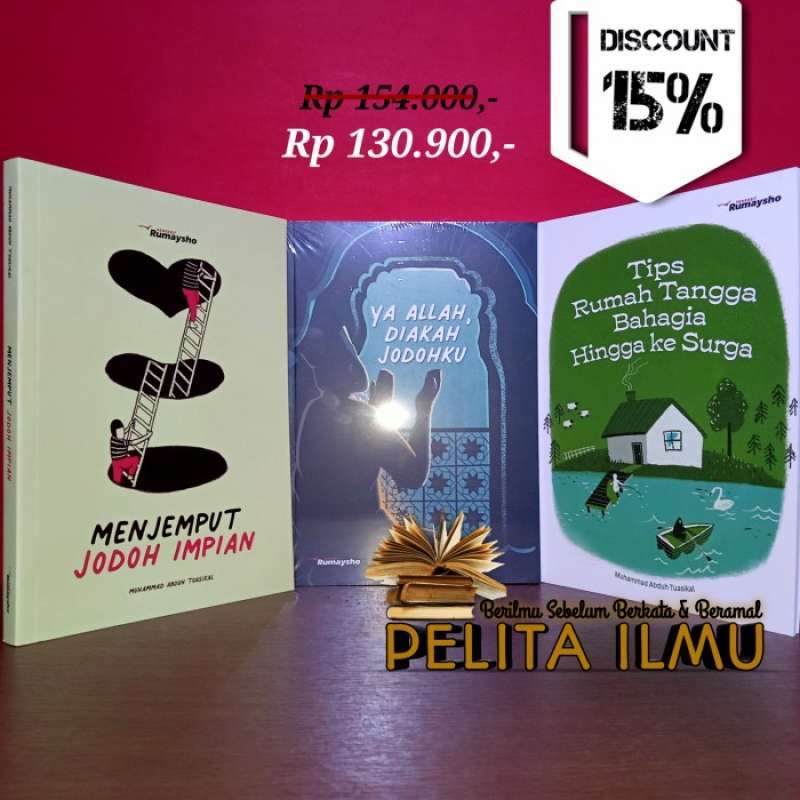 Promo Ori Paket Buku Panduan Kelas Pra Nikah Rumaysho Academy Diskon 26 ...