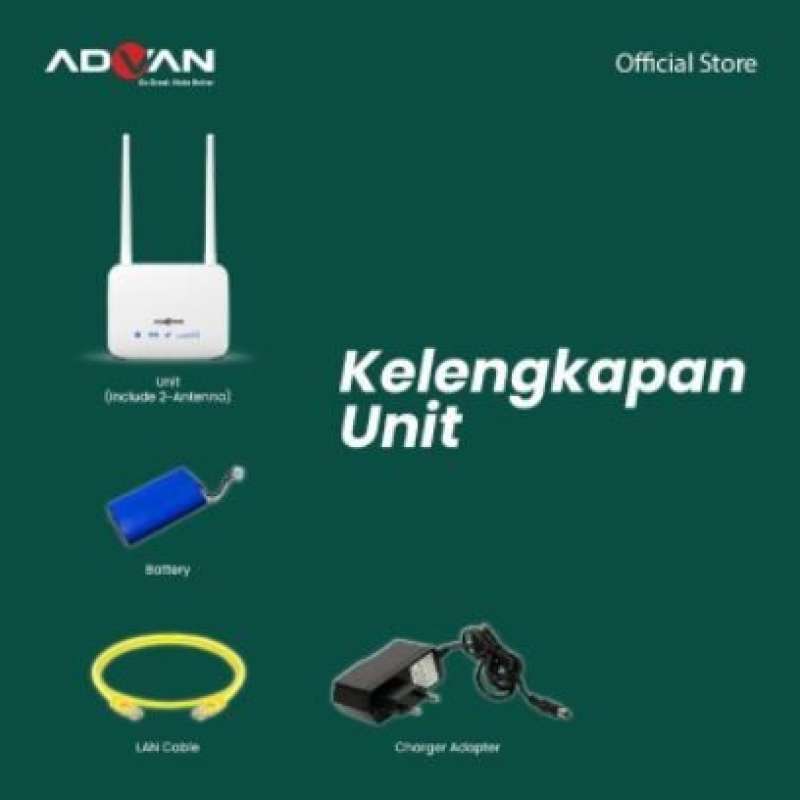 Promo Modem Router Advan Cpe Start Wifi 4g Lte + Telkomsel Orbit Free ...