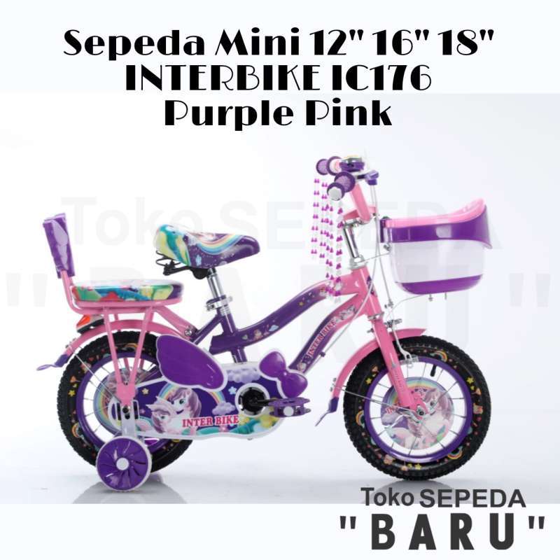 Jual Tb - Sepeda Mini Anak Interbike Ic176 Ukuran 12 16 18 Inch Di ...