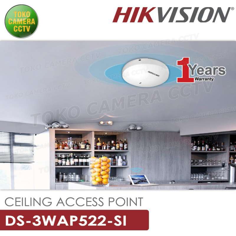 Jual Hikvision Ds-3wap522-si Access Point Wi-fi 5 1200m Dengan Mounting ...