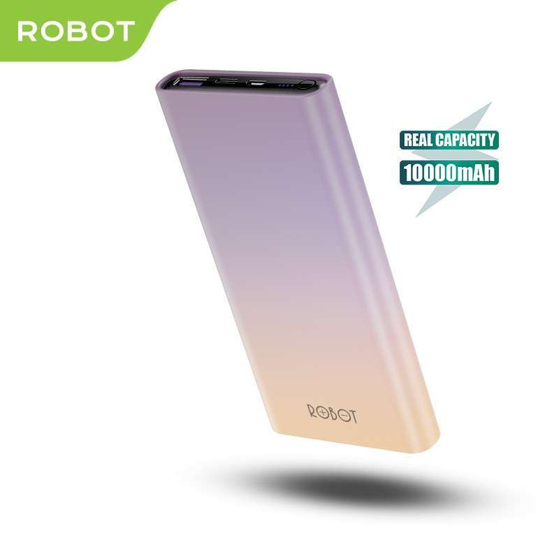 Jual Robot Powerbank Rt11 Purple Gradient 10000 Mah Dual Input Output ...