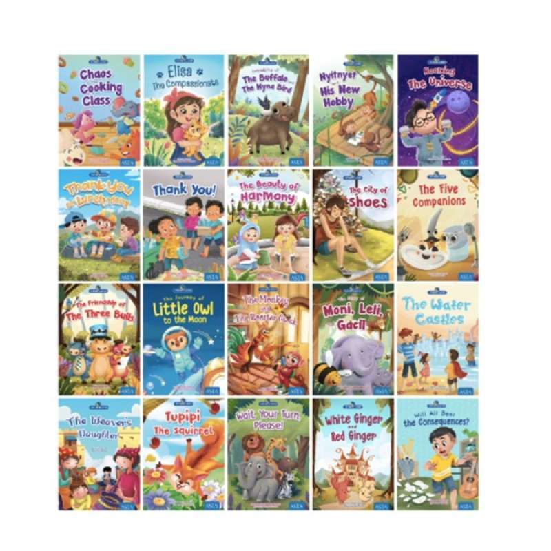 Promo Ori Asta Storyland Series The Monkey And The Rooster Clock | Buku ...