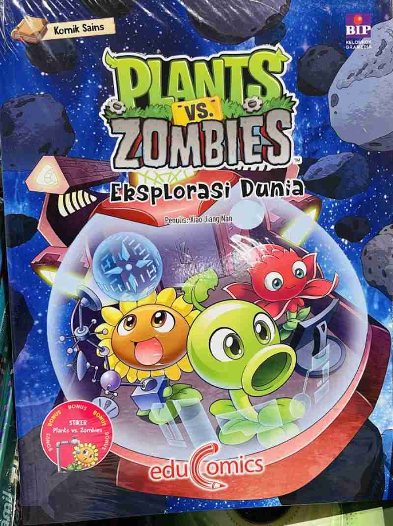Promo Ori Buku Komik Plants Vs Zombies Eksplorasi Dunia Diskon 26% Di ...