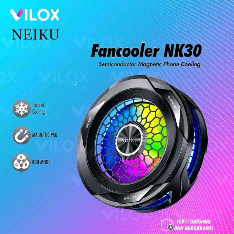 Jual Neiku Rgb Fancooler Fun Phone Cooler Nk03 Magnetic Clip 2in1 ...