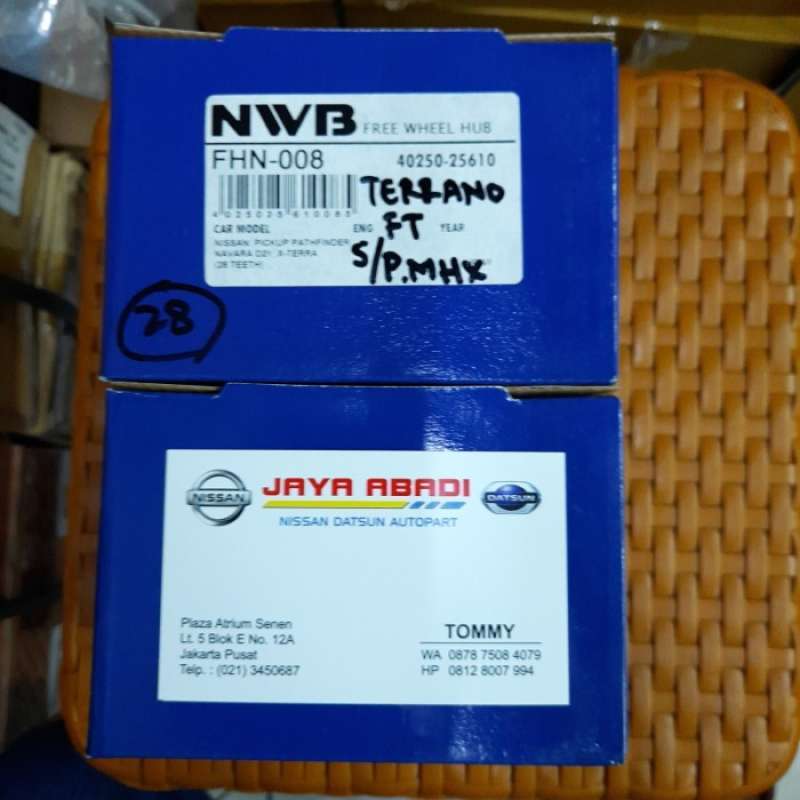 Promo Freelock Nissan Terrano/frontier D22/np300 D22 (gigi 28)nwb Japan Diskon 23% Di Seller ...