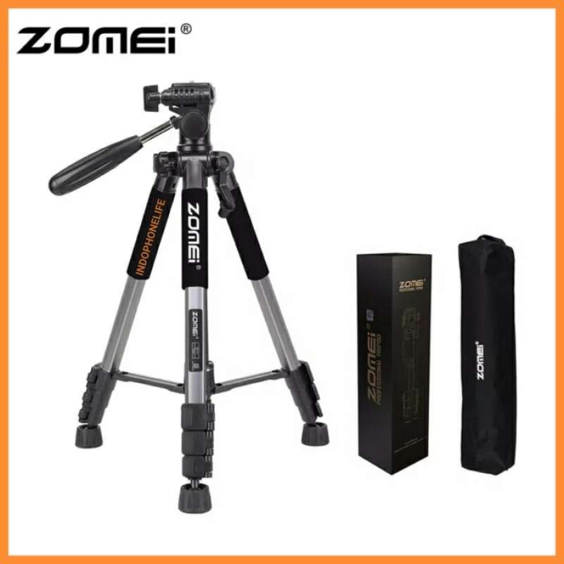 Jual Zomei Q 111 [q111] Professional Portable Fluid Pan Head Tripod ...