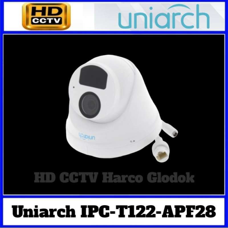 Promo Uniarch Ipc-t122-apf28 2mp Fixed Turret Ip Camera Cctv Built In ...